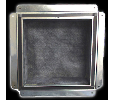 12-1/2 x 12-1/2 in. Steel R6 Insulated Foil Top Register Box with ...