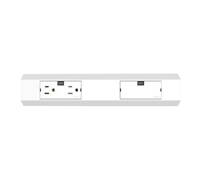 Adorne 12 in. LED Under Cabinet Lighting System Modular Track, White ...