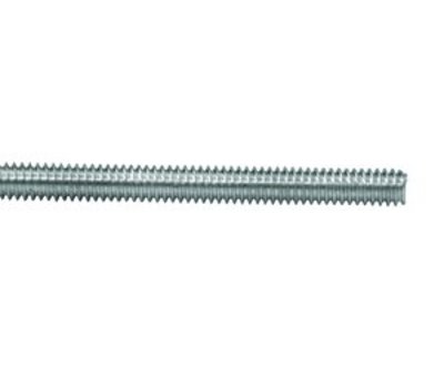 3/8 in. x 6 ft. Galvanized Steel Plated Threaded Rod | Winsupply
