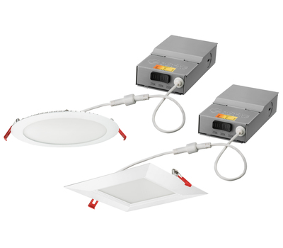 Wafer 8 in. Die-Cast Aluminum 90 CRI 3000K/4000K/5000K 1690/1850/1820 ...