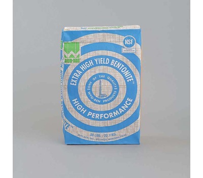 Extra High Yield Wyoming Bentonite, 50 lb. Bag, Light Tan to Gray ...