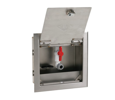 10-1/2 x 3-5/8 x 8-5/8 in. 316 Stainless Steel Recessed Dialysis Supply ...