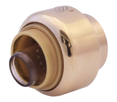 Insta-Loc II 1/2 in. Push Brass Test Cap, Lead Free | Winsupply