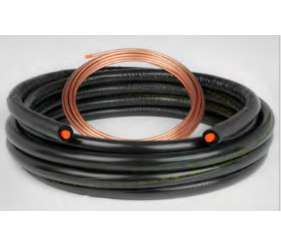 Streamline 1/4 in. x 3/8 in. x 50 ft. Copper Line Set, 1/2 in ...