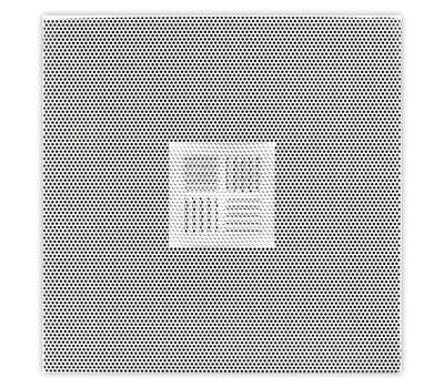 24 x 24 in. Steel Perforated T-Bar Diffuser with Fiberglass Back, Soft White | Winsupply