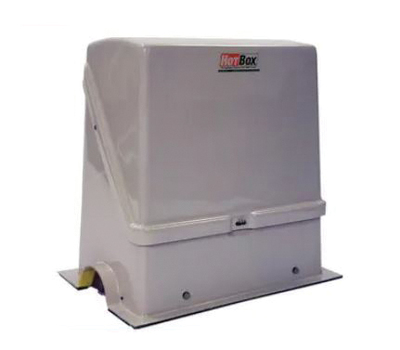 Hot Box 26 x 13 x 23 in. Heated Flip-Top Fiberglass Enclosures, Beige ...