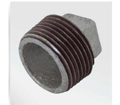 3/4 in. Threaded Galvanized Malleable Iron Plug, Import | Winsupply