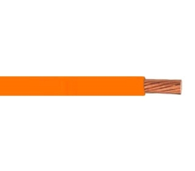 THHN Copper Building Wire, 6 AWG, 19 Strands, Orange, 500 ft. Spool ...