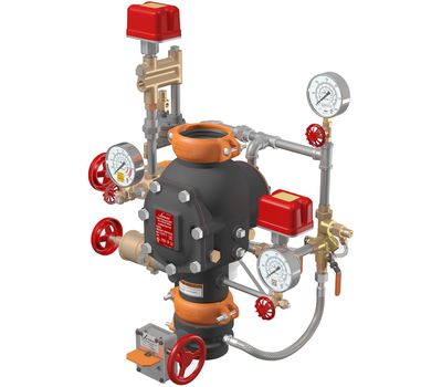 FireLock NXT 4 in. Grooved Ductile Iron Vic-Quick Riser Dry System ...