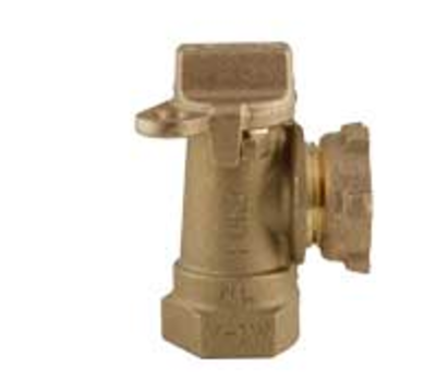 3/4 in. Angle Key Yoke Valve, CTS Quick Joint x Meter Yoke Nose | Winsupply