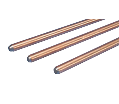 5/8 in. x 8 ft. x 10 mil Copper-Bonded Steel Pointed Ground Rod, 80000 ...