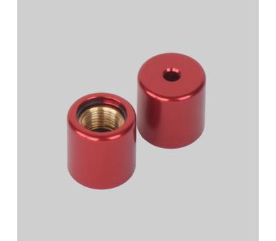 Sentry 1/4 in. Red Anodized Refrigerant Locking Cap with Key, Pack of 4 ...