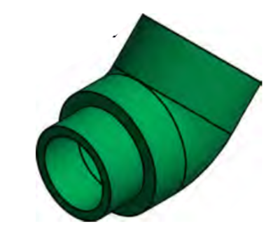 1 in. Socket Fusion x Socket Fusion PP-RCT Mechanical 45-degree Street ...