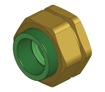1-1/2 in. Socket Fusion x Socket Fusion PP-RCT Brass Union | Winsupply