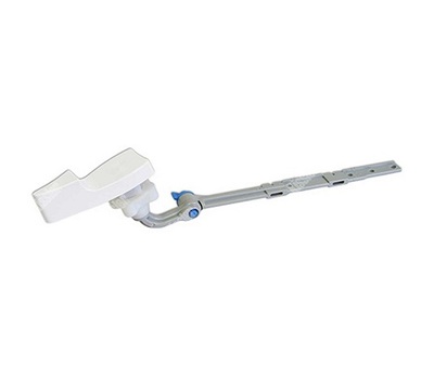 8-1/2 in. Plastic Flush Arm with White Handle | Winsupply