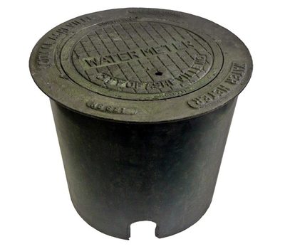 20 x 48 in. High Density Polyethylene Tapered Meter Pit | Winsupply