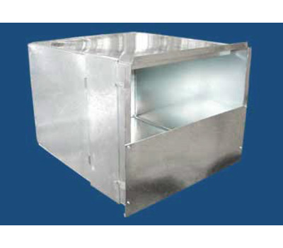 25 x 20 x 30 in. 26 Gauge Sheet Metal Dual Filter Plenum | Winsupply