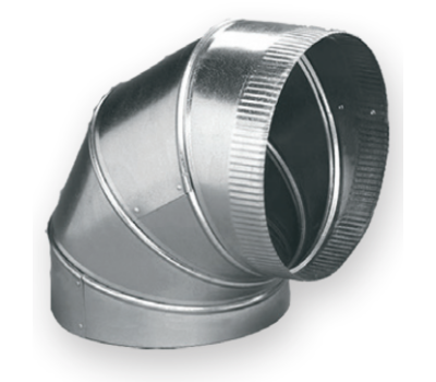 12 in. 26 gauge Adjustable Straight 90-degree Elbow | Winsupply