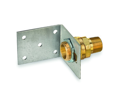 FlashShield 1/2 in. x Flanged Brass Termination Bracket Fitting | Winsupply