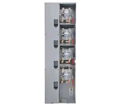 225 amp 240 v ac 4-Wire 3-Phase Bypass Ringless Meter Stack | Winsupply