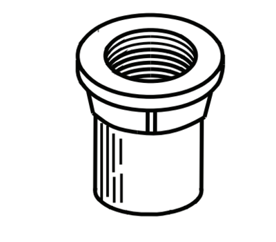 PVC Hub Adapter for 610/612/614 Series Tub Closure | Winsupply