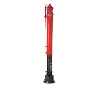 36 in. Cast Iron Upright Indicator Post for 4 to 12 in. Automatic Fire ...