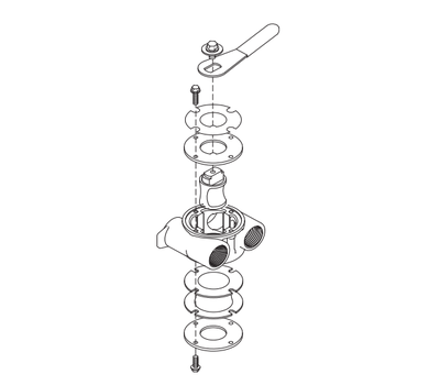 1 in. Stainless Steel Bypass Valve for CSI Signature 2 Filter | Winsupply