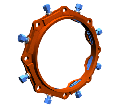 MEGALUG 12 in. Ductile Iron Mechanical Joint Restraint for PVC Pipe ...