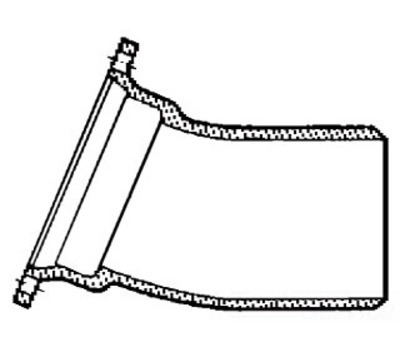 6 in. Cement-Lined Seal-Coated Ductile Iron Compact Mechanical Joint x ...