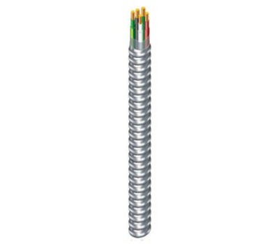 THHN/THWN-2 Inner Copper MC Armored Cable, 12/2 AWG, Solid, Green 250 ...
