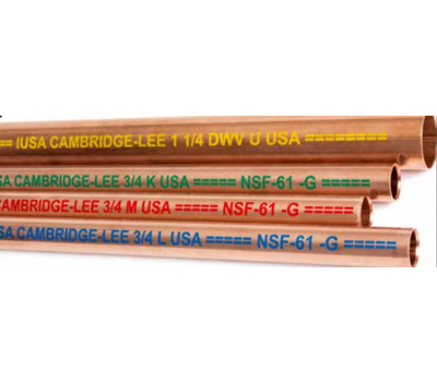 1-3/8 in. x 20 ft. ACR Type L Hard Copper Tube Straight Length | Winsupply