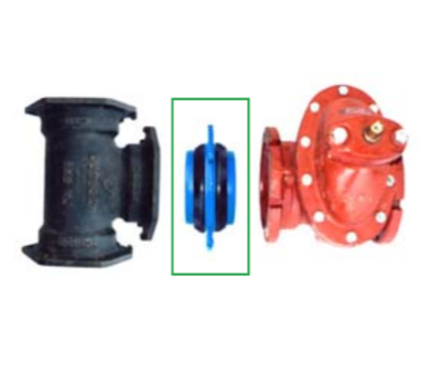 8 in. Mechanical Joint Asphalt-Coated Ductile Iron Foster Adapter with ...