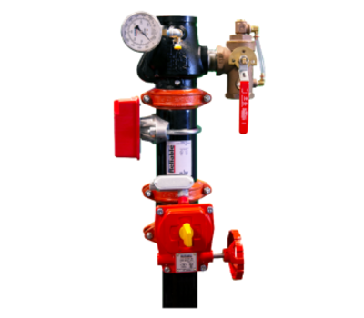 4 in. Grooved x Grooved Floor Control Assembly with Test and Drain ...