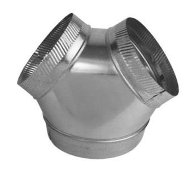 6 in. Galvanized Steel Bullhead Duct Wye Branch | Winsupply