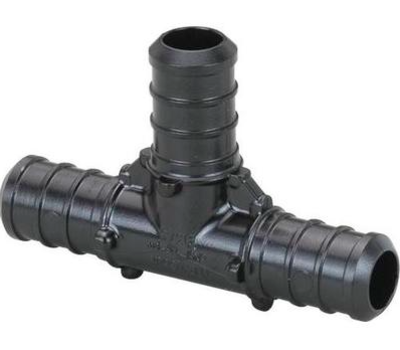 PureFlow 1 in. PEX x 1 in. PEX x 1/2 in. PEX PolyAlloy Reducing Tee ...