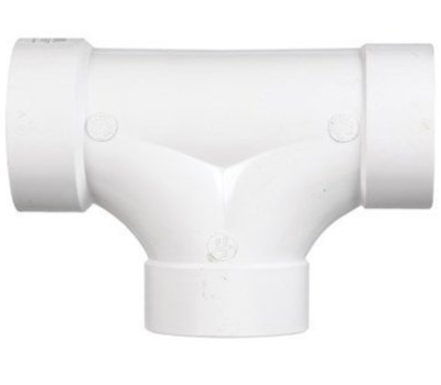6 in. DWV PVC 2-Way Cleanout Tee | Winsupply