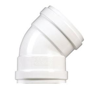 12 in. PVC Gasketed 45-Degree Bend | Winsupply
