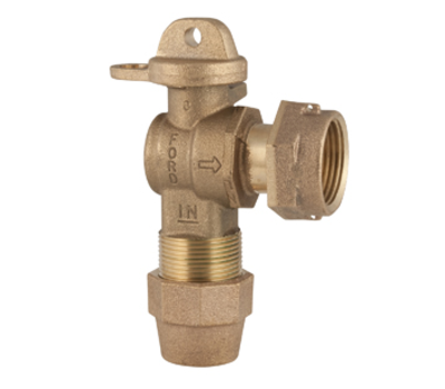 3/4 in. CTS Meter Swivel Nut x 3/4 in. CTS Grip Joint Brass Angle Ball ...