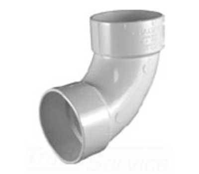3 in. Hub Schedule 30 PVC DWV Thin-Wall 90-Degree Bend | Winsupply