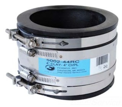 4 in. CI/PVC Strong Back Repair Coupling | Winsupply