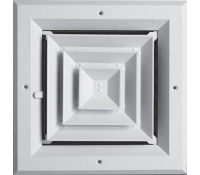 6 x 6 in. Aluminum Louvered Face Diffuser, Sky-White | Winsupply