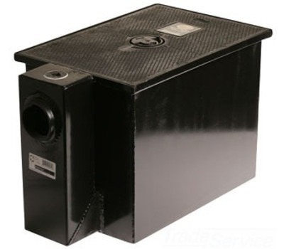 100 lb. 4 in. Threaded Steel Universal Grease Interceptor | Winsupply