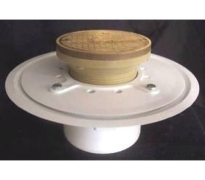 3 in. PVC Heavy Duty Cleanout with Cover and Square Ring | Winsupply