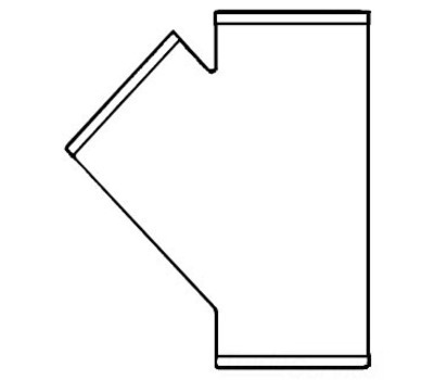 8 x 8 x 5 in. No Hub Cast Iron Reducing Wye | Winsupply