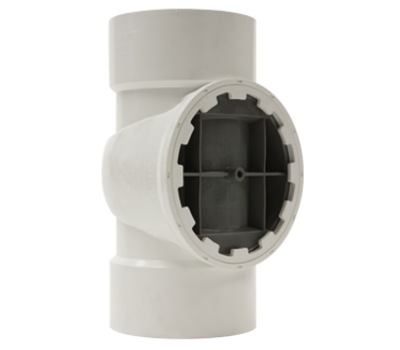 2 in. PVC DWV Test Tee with Cleanout Plug | Winsupply