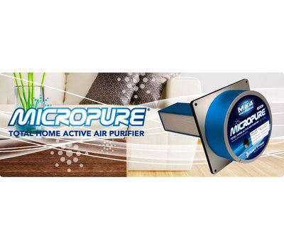 MicroPure 24 v ac 13.3 W UV Light Total Home Active Air Purifier with MX4 Lite Core Winsupply