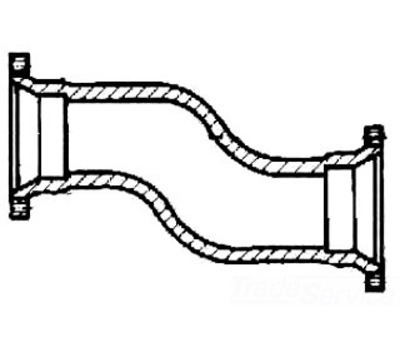 6 x 24 in. Cement-Lined Seal-Coated Ductile Iron Compact Mechanical ...