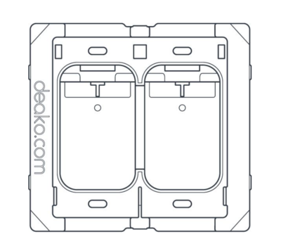 2-Gang Quick Wire Backplate | Winsupply