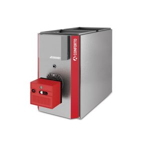 3 Ton 105000 BTU Lowboy Rear Breach Oil-Fired Warm Air Furnace with ECM ...