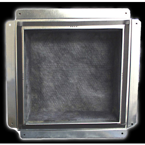 12-1/2 x 12-1/2 in. Steel R6 Insulated Foil Top Register Box with ...